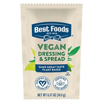 Best Foods Vegan sachets are egg and gluten-free
